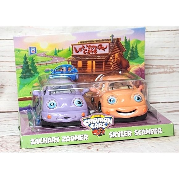 The Chevron Cars | Toys | Vintage Chevron Cars Zachary Zoomer Skyler ...